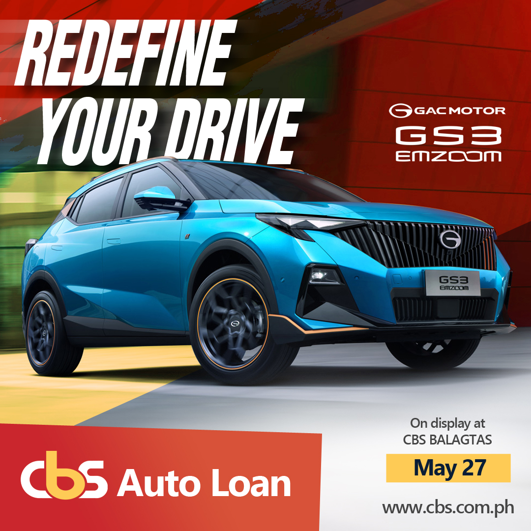 Redefine your Drive with CBS Auto Loan! - China Bank Savings