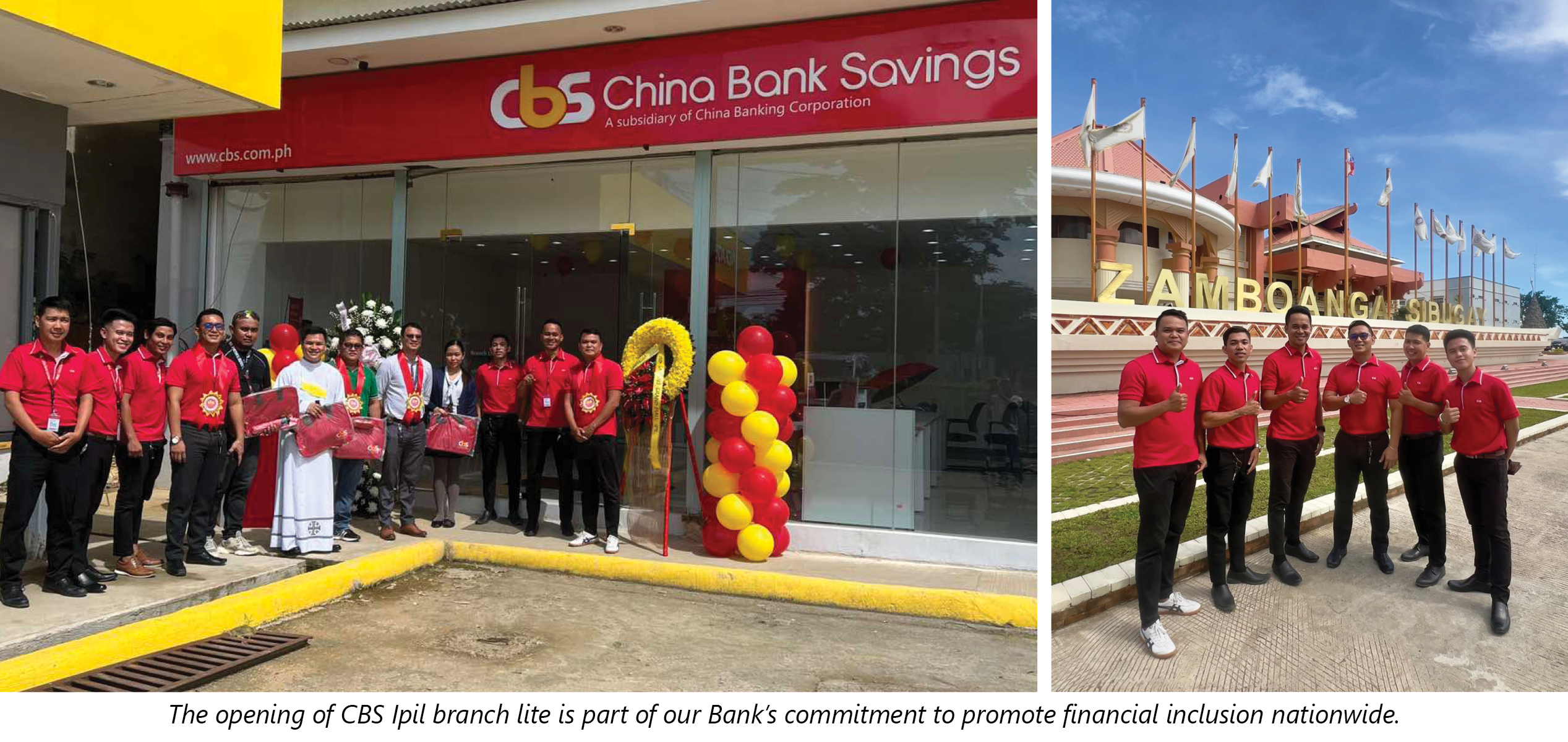 CBS rises in Ipil-Zamboanga Sibugay - China Bank Savings