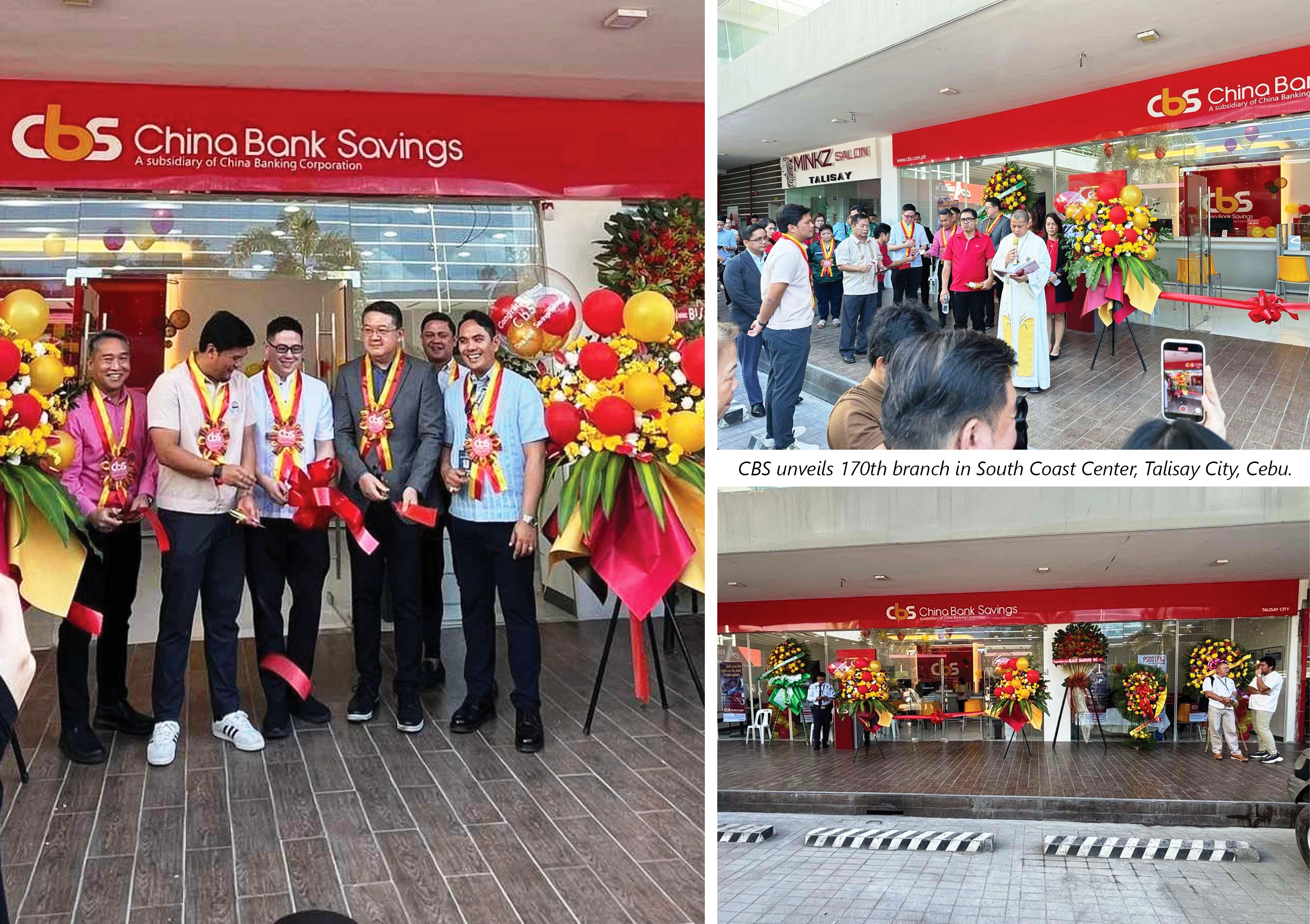 CBS 170th branch opens in Talisay City, Cebu - China Bank Savings